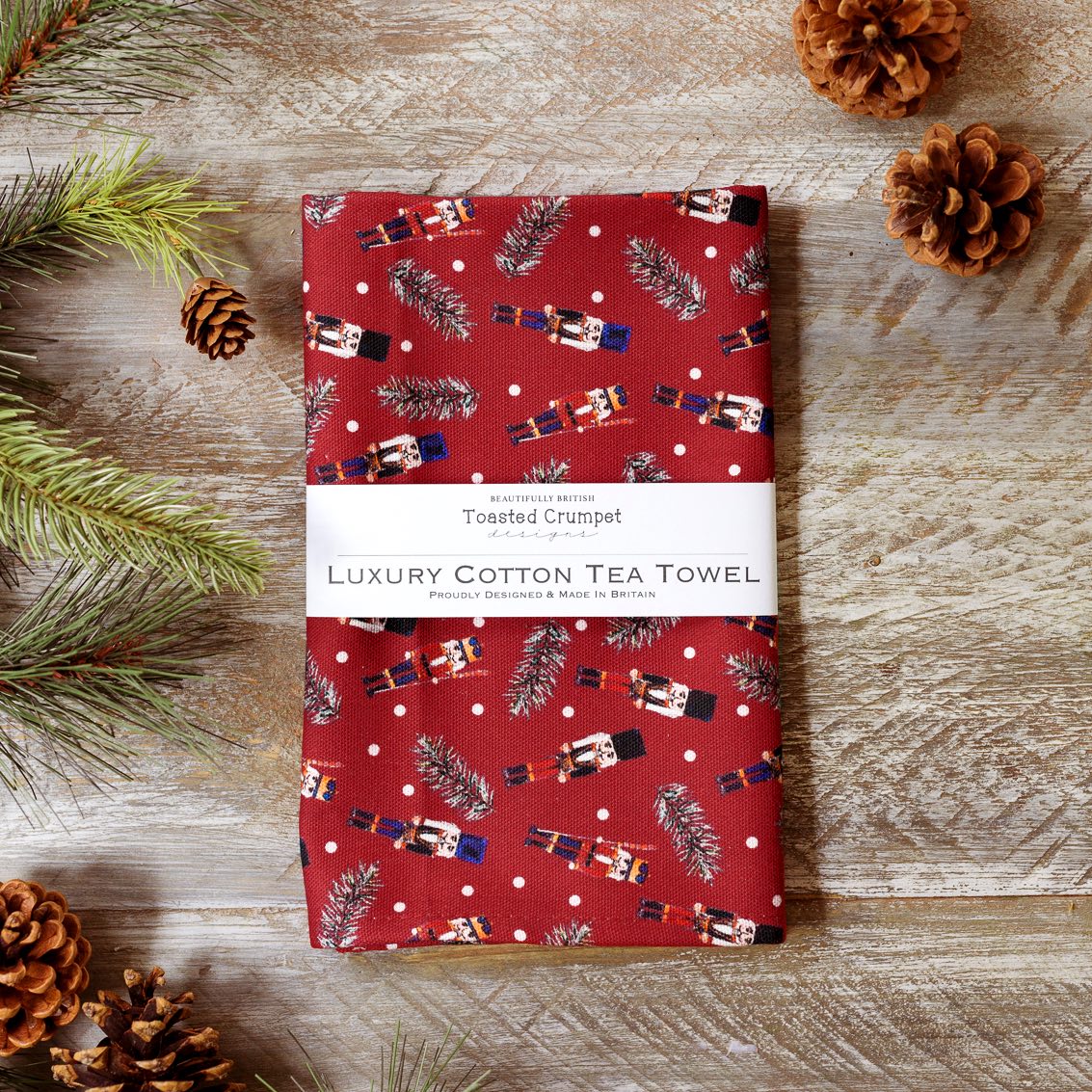 Nutcracker (Red) Tea Towel – Down Swan Street